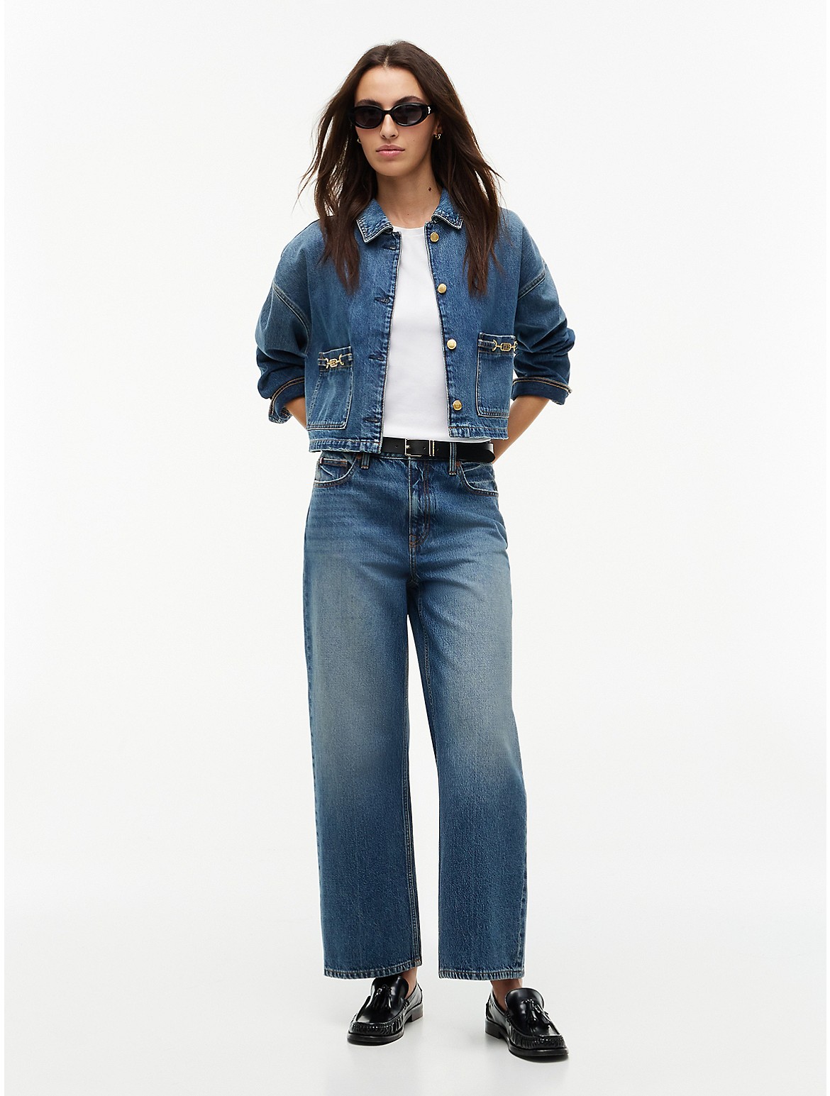 TOMMY HILFIGER Tommy Hilfiger High-Rise Modern Wide-Leg Jeans